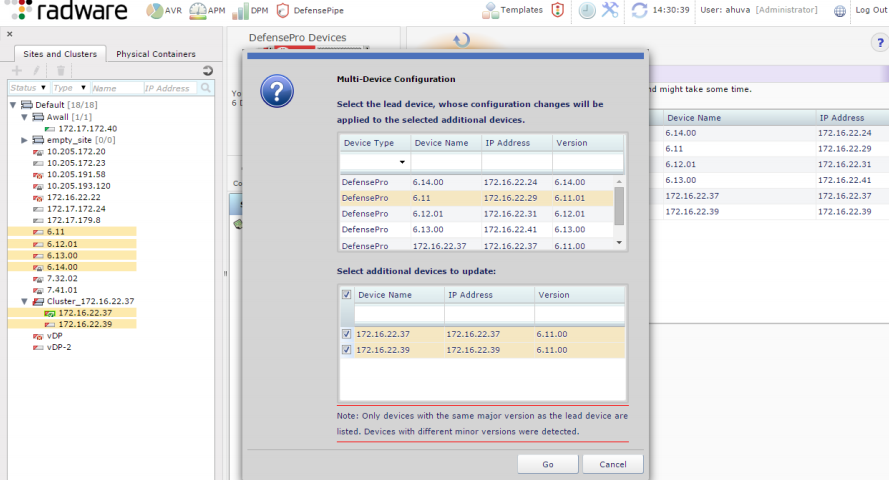 APSolute Vision Multi-Device Configuration
